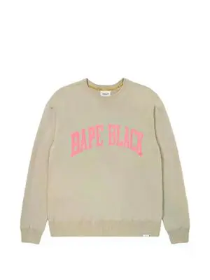 A BATHING APE Logo-print Sweater - Neutrals