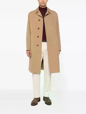 Canali Button-fastening Storm-flap Jacket
