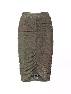 Liu Jo Midi Lace Skirt - Green