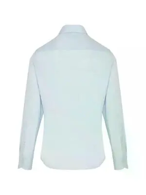 SONRISA Spread-collar Long-sleeve Shirt - Blue