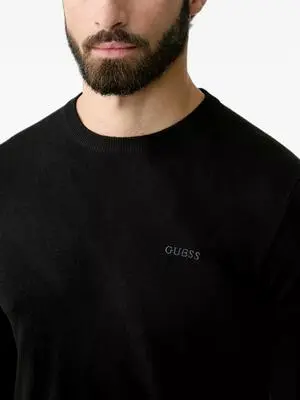 Guess Embroidered Logo Crewneck Sweater