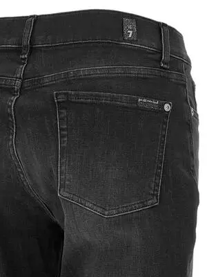 7 For All Mankind Relaxed Skinny Turned-up Jeans