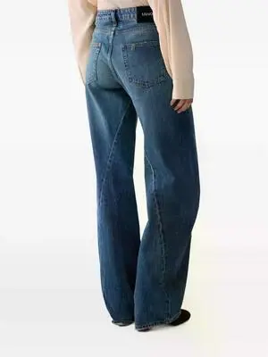 Liu Jo Asymmetrical Seam Straight Leg Jeans