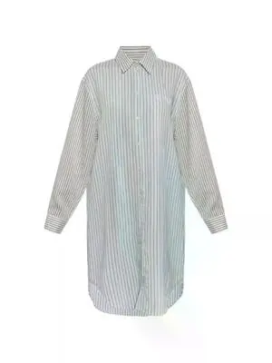 DIESEL® Striped Long-sleeve Dress - White
