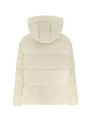 Pinko Love Birds Logo Quilted Jacket - Neutrals