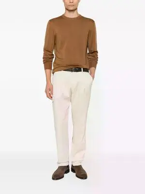 Herno Drawstring Waistband Cargo Pockets Trousers