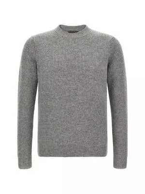 ZANONE Ribbed Knit Crew-neck Sweater