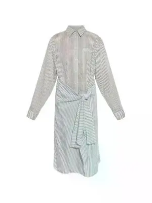 DIESEL® Striped Tie-front Dress - Neutrals