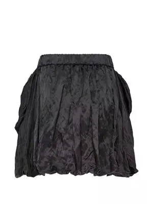 RENLI SU Gathered Bubble-hem Mini Skirt