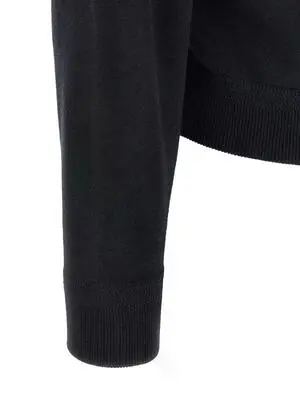 TOM FORD Suede Panelled Zip-up Cardigan