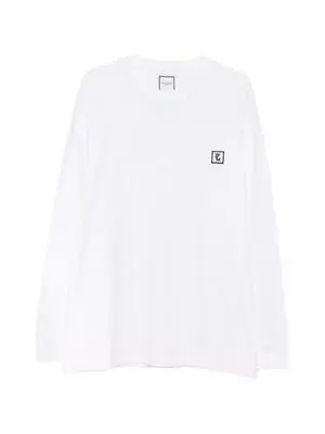 WOOYOUNGMI Logo-print Long-sleeve T-shirt - White
