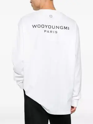 WOOYOUNGMI Logo-print Long-sleeve T-shirt