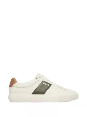 BOSS Logo-print Sneakers - White