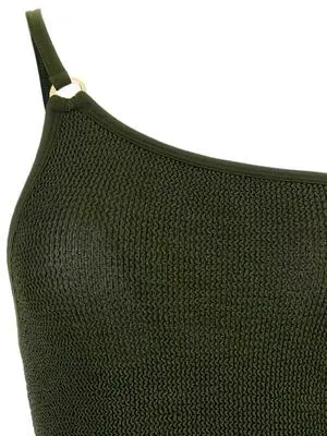 Hunza G Clara One-shoulder Swimsuit