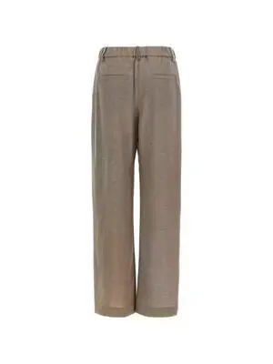 Brunello Cucinelli Pleated Wide-leg Trousers