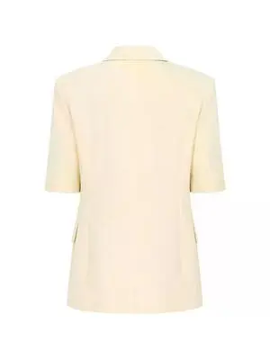 HANITA Short-sleeve Notched-lapel Blazer