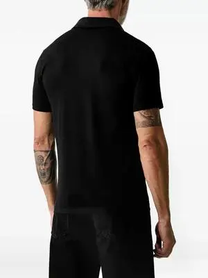 Guess Logo-detail Buttoned Polo Shirt