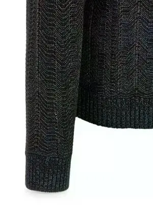 Missoni Zigzag-knit V-neck Cardigan