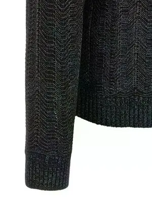Missoni Zigzag-knit V-neck Cardigan