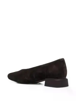 LINDA BAUMANN Suede Crossover-strap Pumps