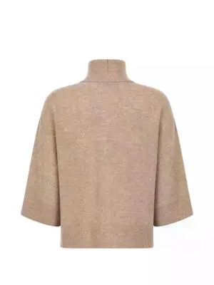 Fabiana Filippi Sequin-embellished Roll-neck Sweater - Brown