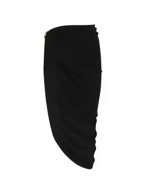Sportmax Draped Asymmetric Skirt