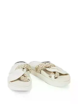 Zimmermann Twisted Cord Leather Sandals
