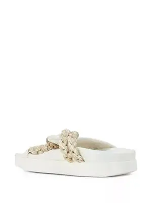 Zimmermann Twisted Cord Leather Platform Sandals