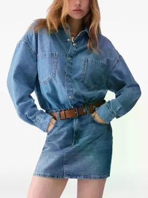 Liu Jo Shirt Dress With Embellished Belt