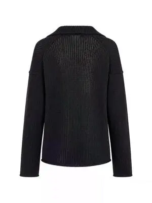 Vince Coated-cotton Polo Sweater
