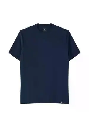 Boggi Milano T-shirt In Stretch Supima Cotton Jersey - Blue