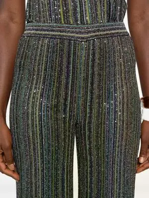 Missoni Sequin-embellished Striped Palazzo Pants
