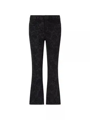 Liu Jo Bootcut Jeans With Laser Detail - Black