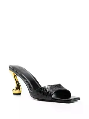 Jw Pei Hannah Snakeskin-effect Sandals