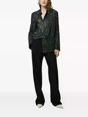 Missoni Sequined Striped Blazer - Blue