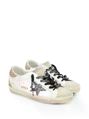 GOLDEN GOOSE Superstar Glitter-star Sneakers