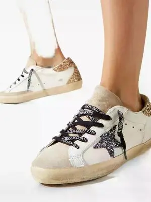 GOLDEN GOOSE Superstar Glitter-star Sneakers