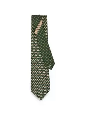 FERRAGAMO Fox Print Neck Tie