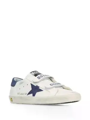 GOLDEN GOOSE Old School Star-patch Sneakers - White