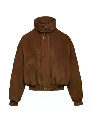 Magda Butrym Elasticated-trim Suede Jackets