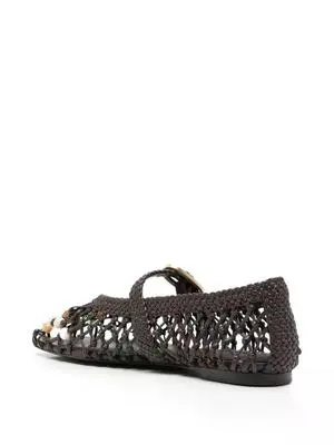 Cult Gaia Mercier Ballet Flats - Brown