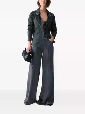 Liu Jo High Waist Belted Flare Jeans
