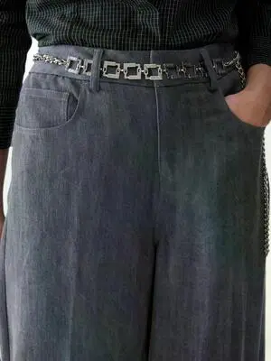 Liu Jo High Waist Belted Flare Jeans