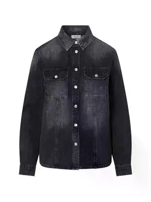 Liu Jo Slim Fit Denim Shirt - Black