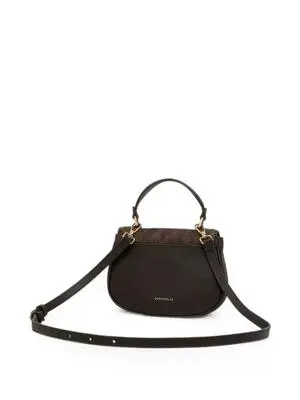 COCCINELLE Suede-panelled Leather Shoulder Bag