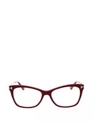 TOM FORD Rectangle-frame Glasses - Red