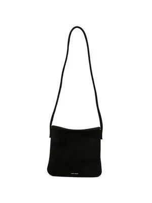 Manu Atelier Fidèle Suede Shoulder Bag - Black