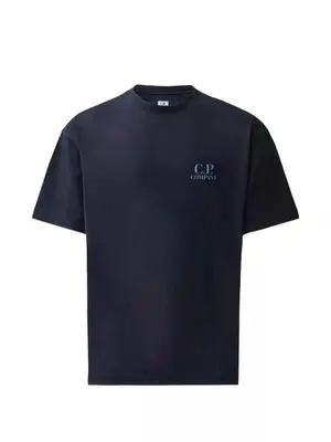 C.P. COMPANY 30/1 Jersey Short Sleeve Comfort T-shirt - Blue