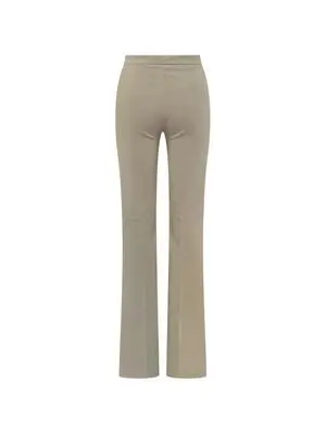 Pinko Hulka High-waisted Flared Trousers - Neutrals