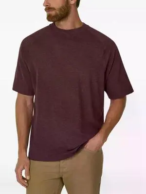 Boggi Milano T-shirt In Piqué Cotton-blend Mélange B-tech